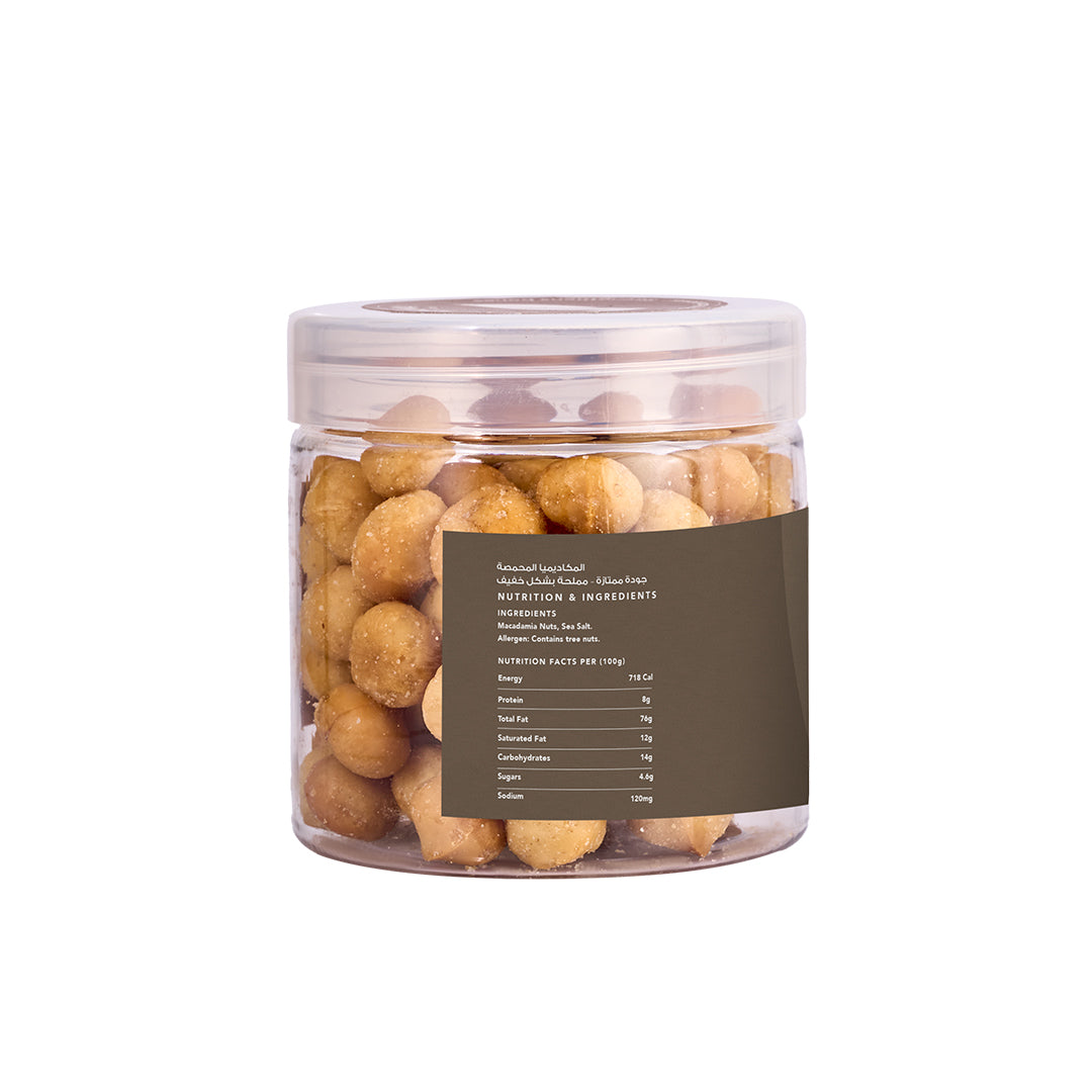 Roasted & Lightly Salted Macadamia – 300g – Kermafarms